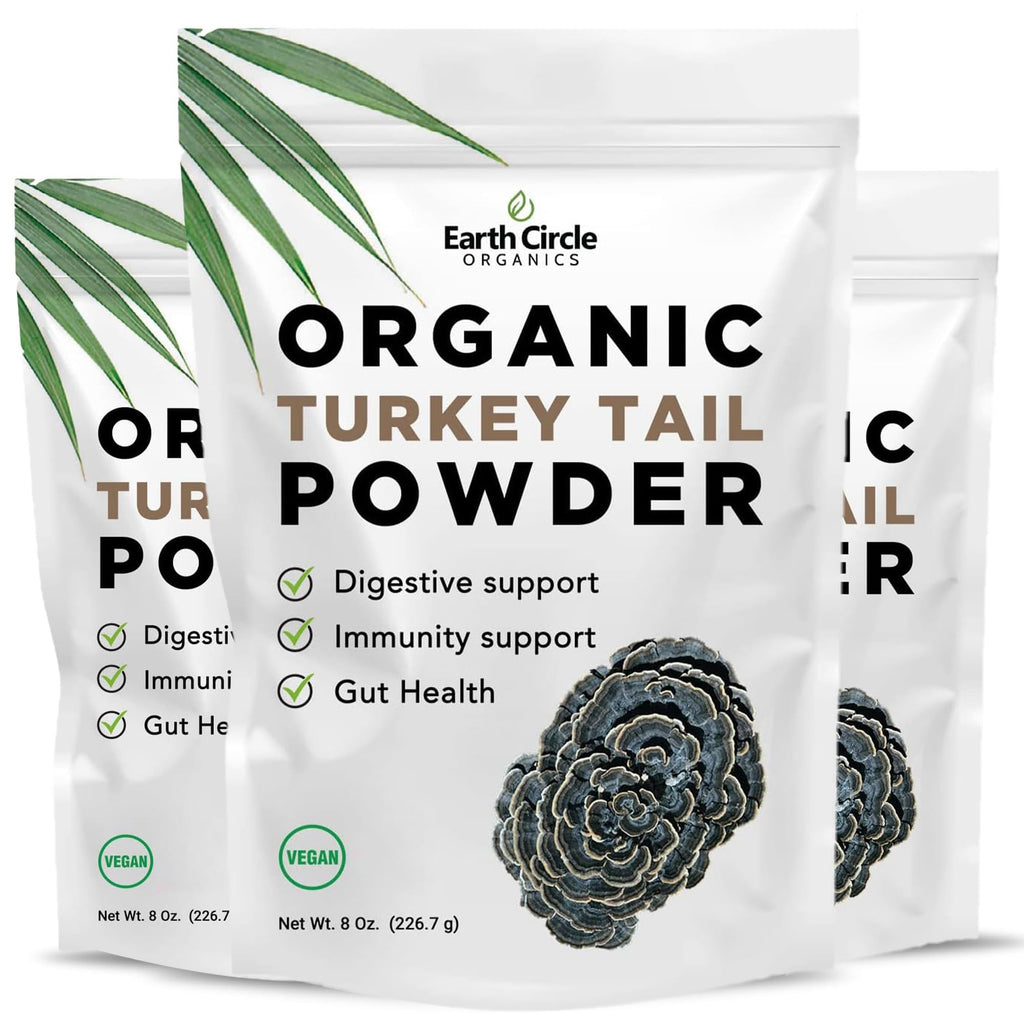 organic turkey tail mushroom powder