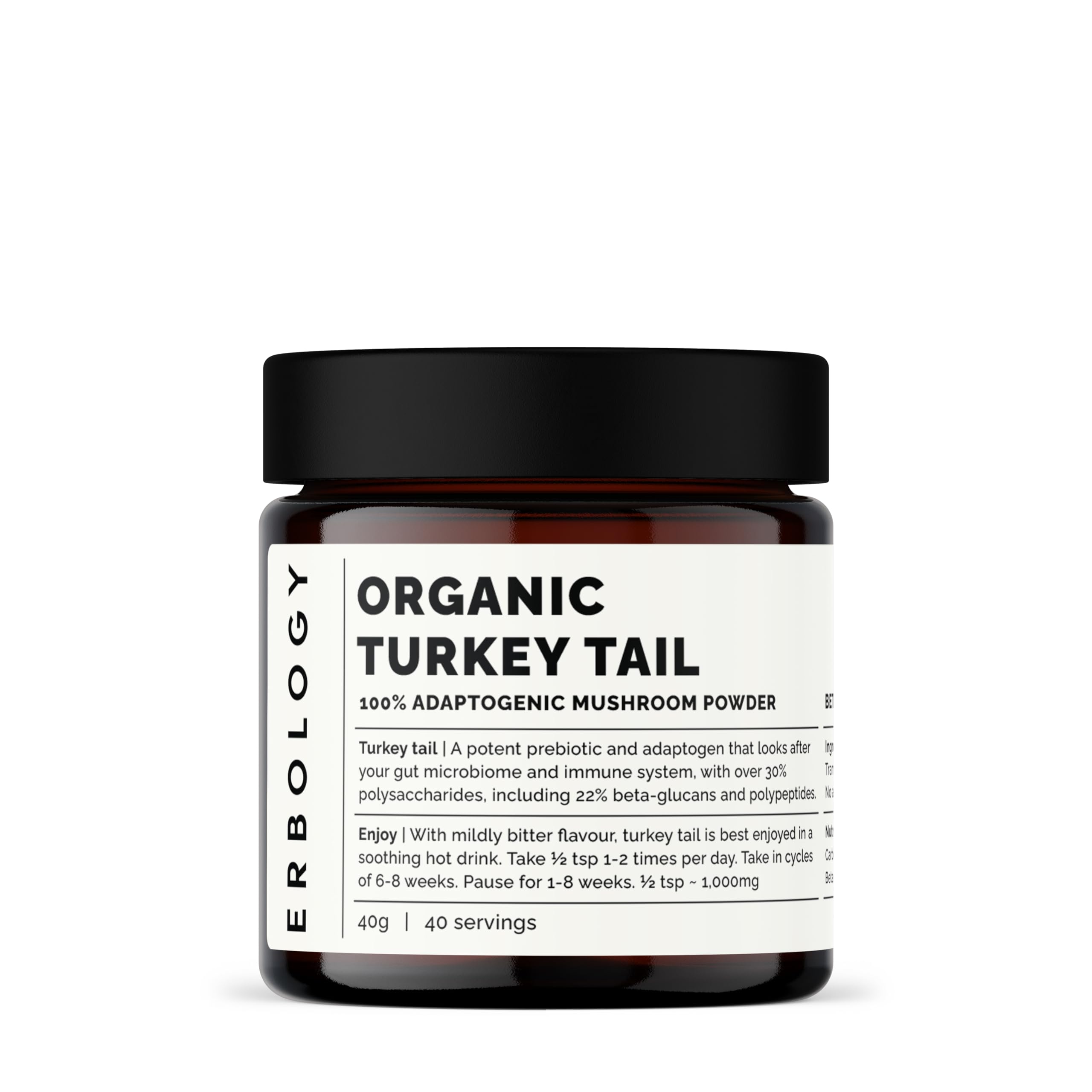 organic turkey tail mushroom powder