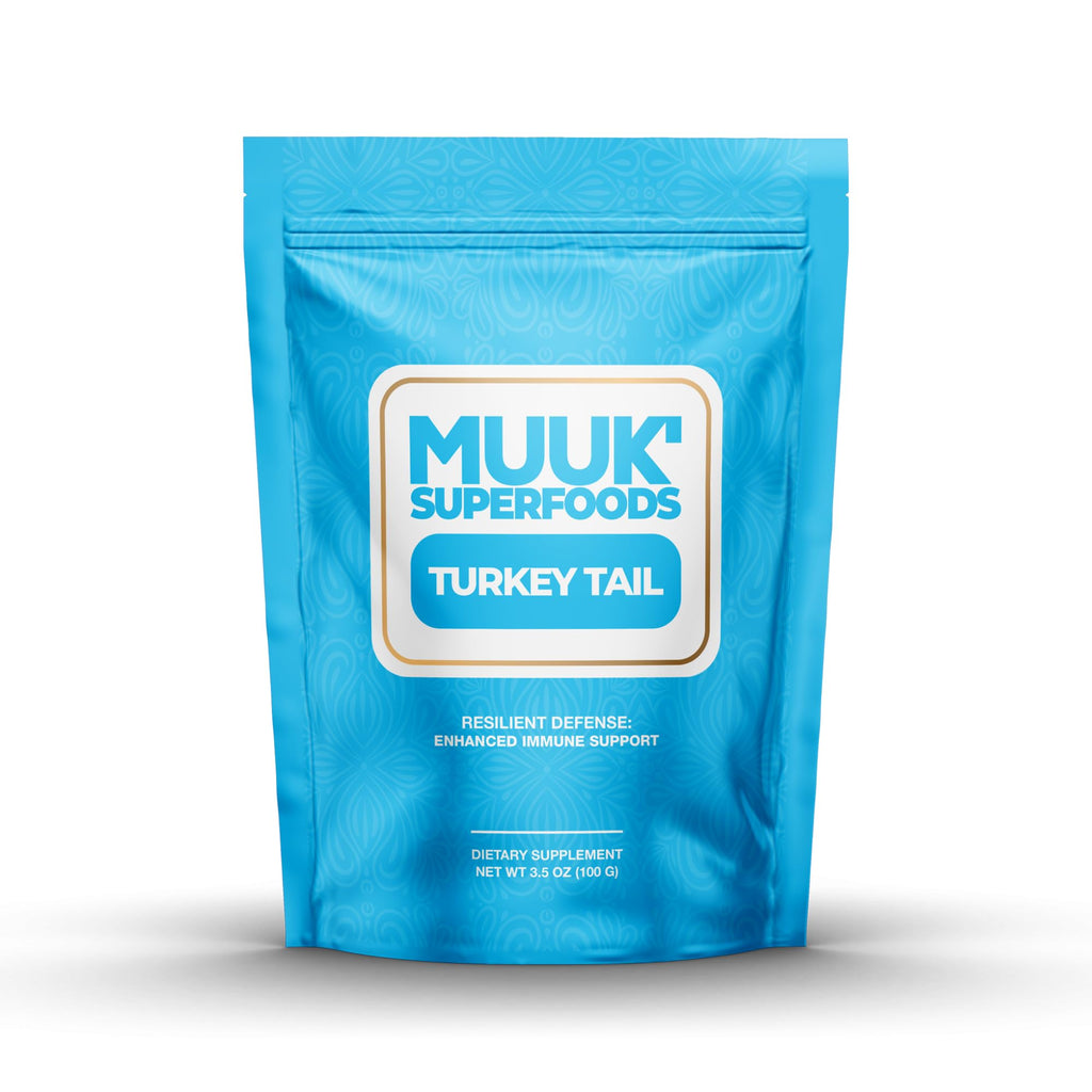 organic turkey tail mushroom powder