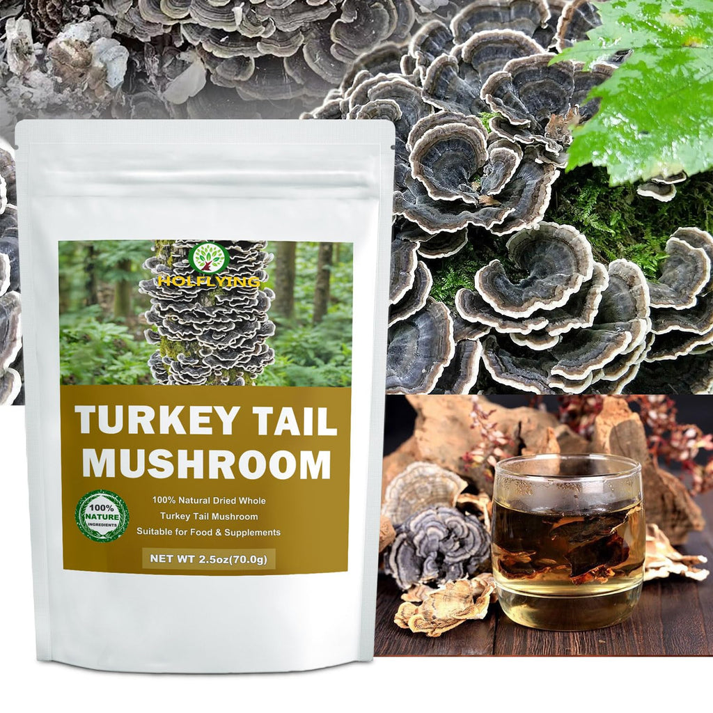 organic turkey tail mushrooms 2.5 oz