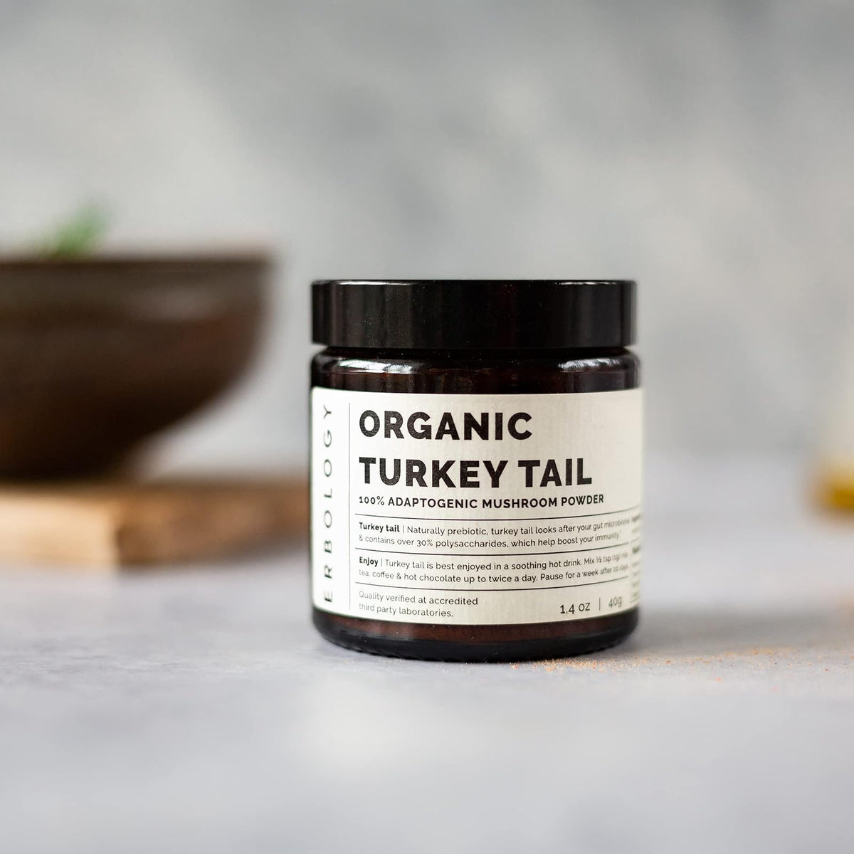 Organic turkey tail powder for immunity