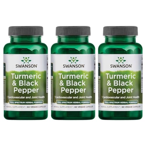 organic turmeric and black pepper supplement