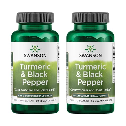 organic turmeric and black pepper supplement