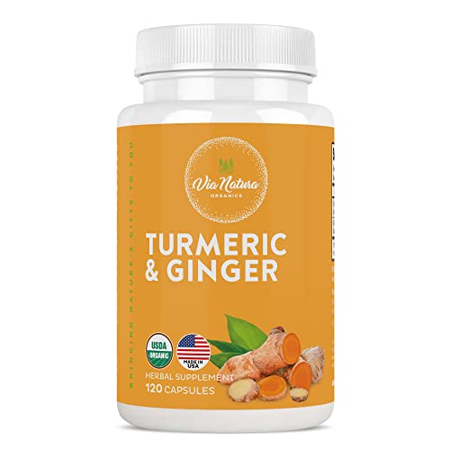 organic turmeric and ginger capsules