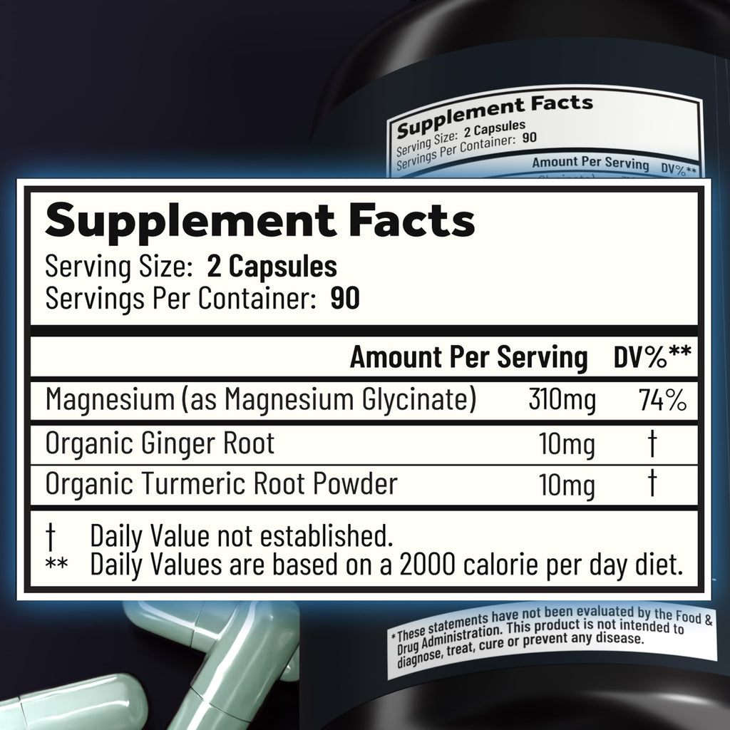 organic turmeric and ginger supplement
