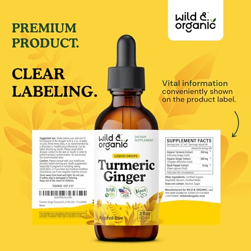 organic turmeric and ginger tincture