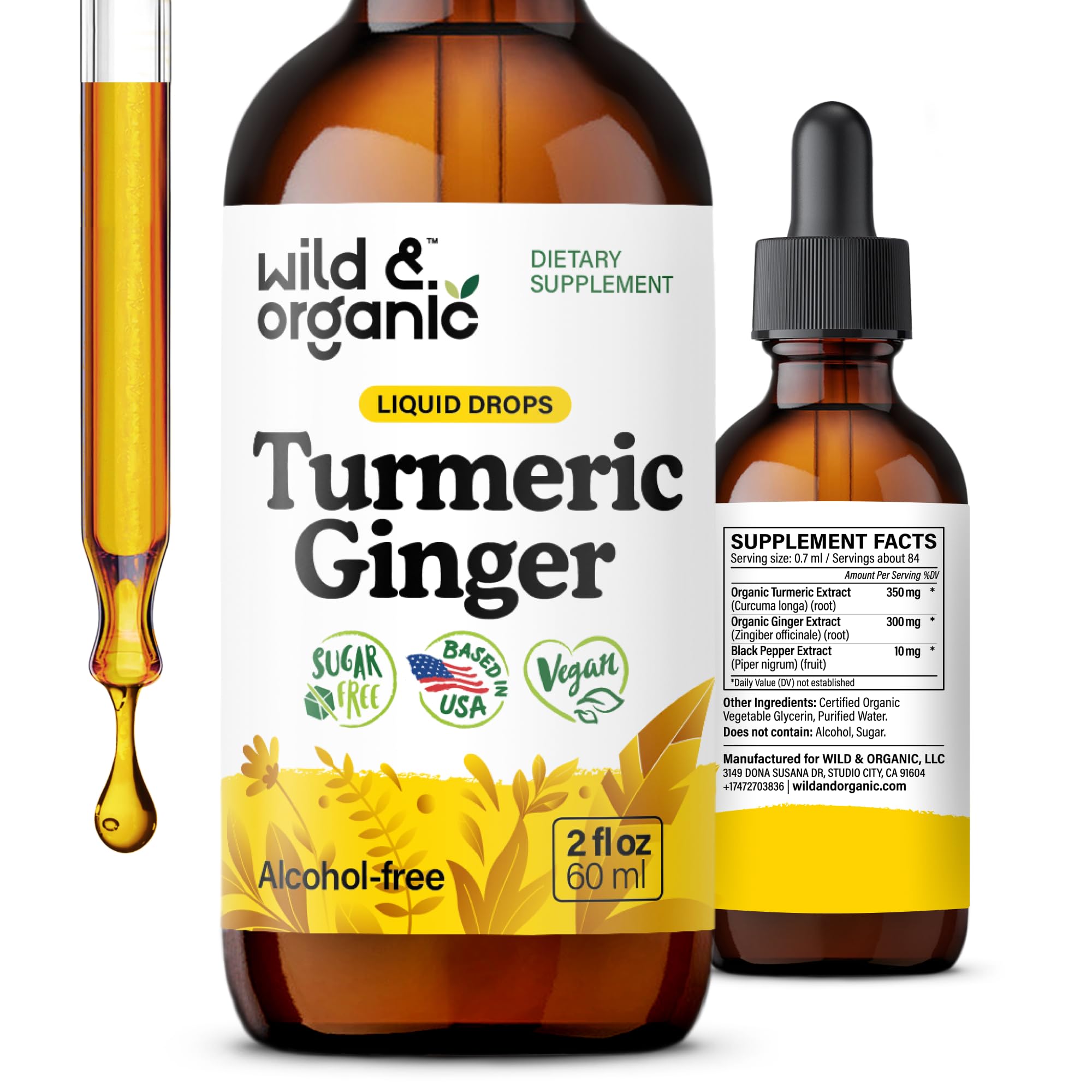 organic turmeric and ginger tincture