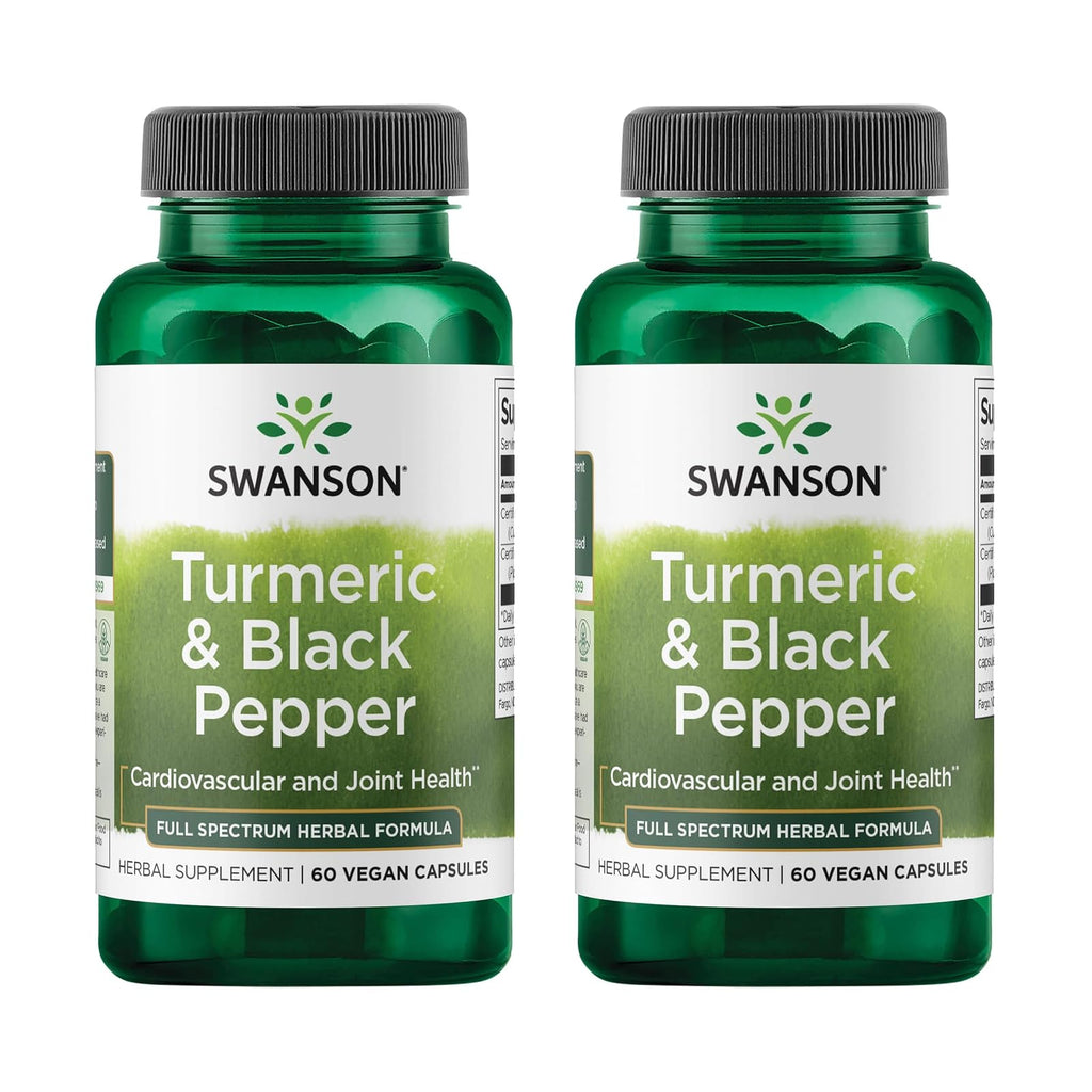 organic turmeric & black pepper capsules