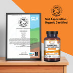 Organic turmeric capsules for daily use
