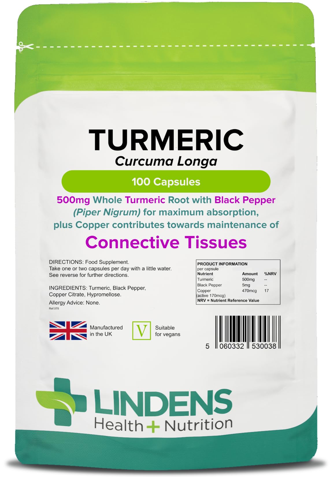 organic turmeric capsules for health