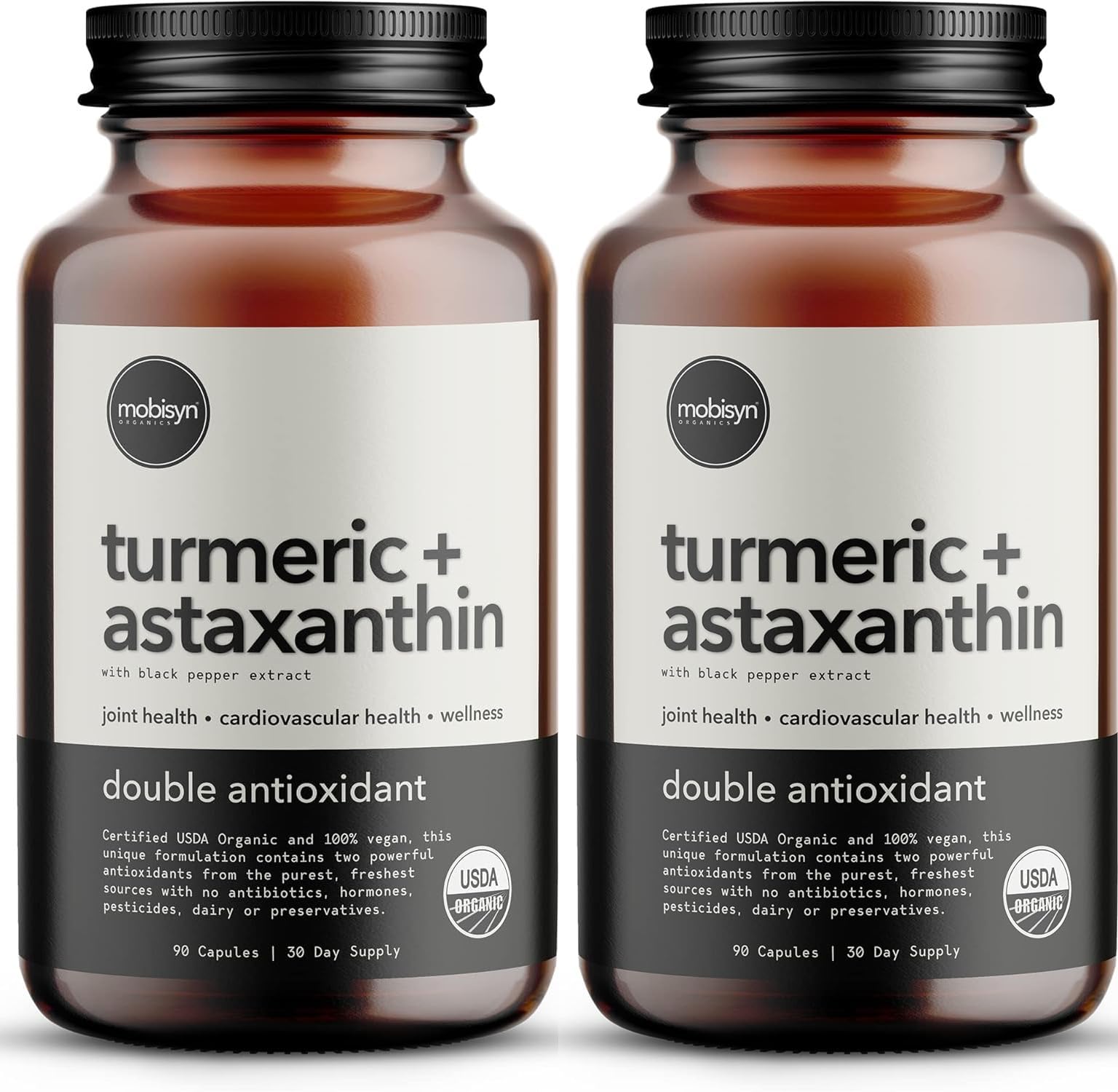 Organic turmeric capsules for wellness