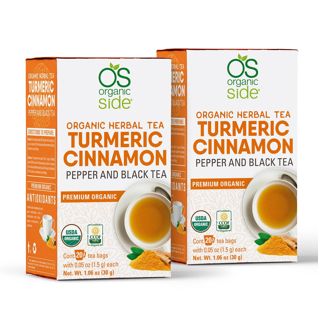 organic turmeric cinnamon black pepper tea