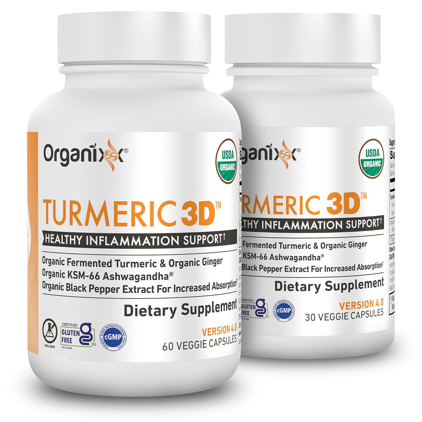 organic turmeric curcumin capsules