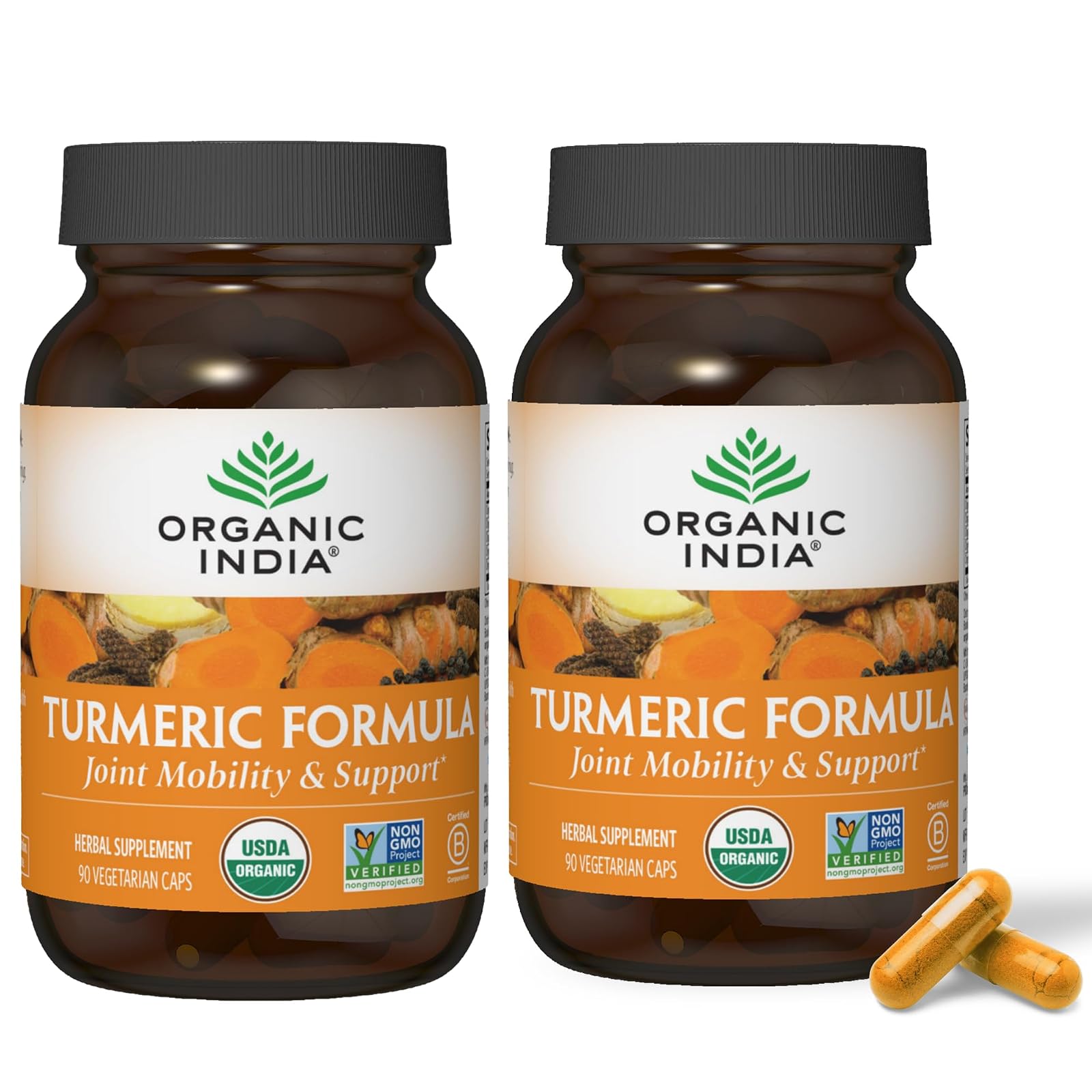 organic turmeric curcumin capsules