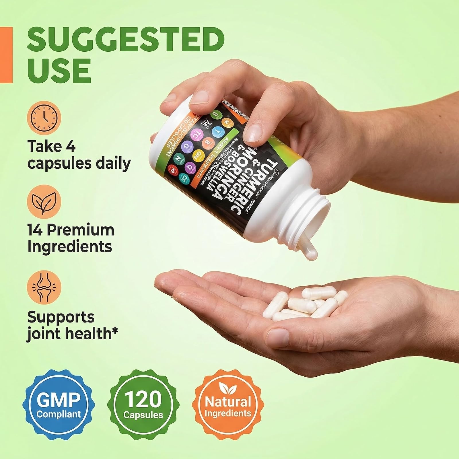 organic turmeric curcumin capsules