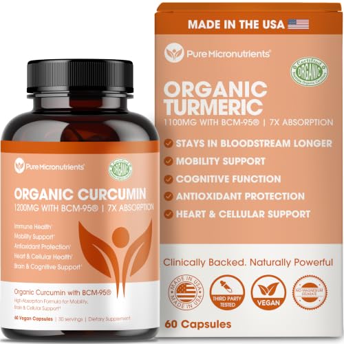organic turmeric curcumin capsules