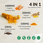 organic turmeric curcumin capsules