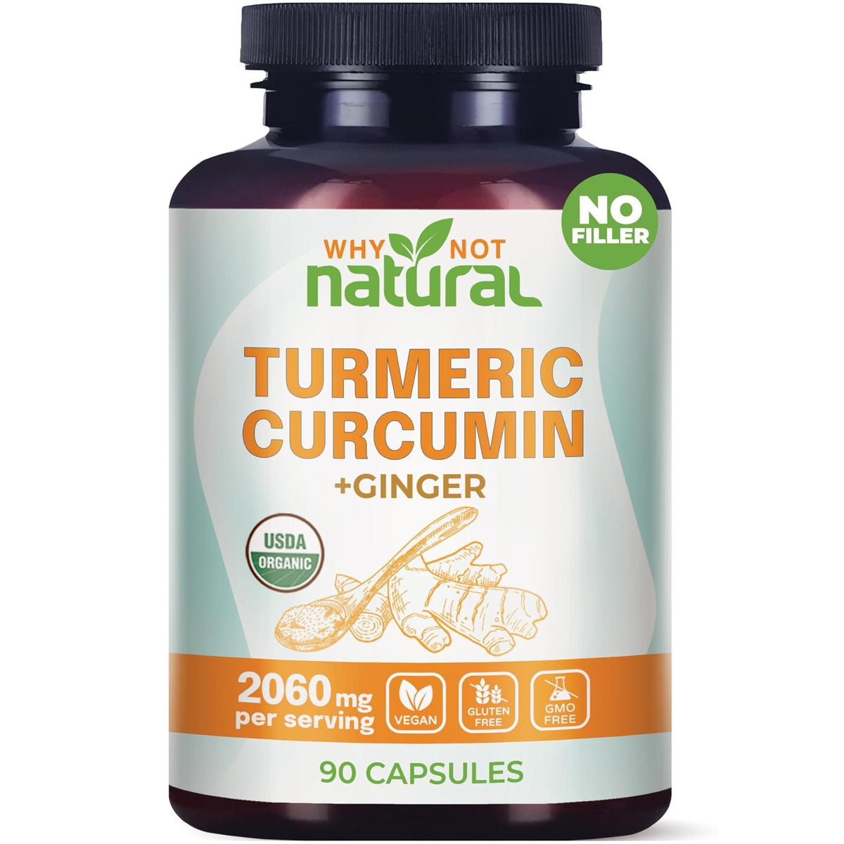 organic turmeric curcumin capsules