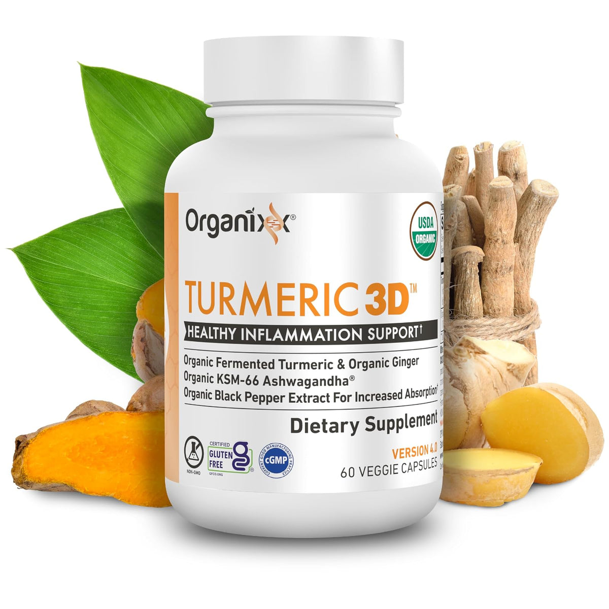 organic turmeric curcumin capsules