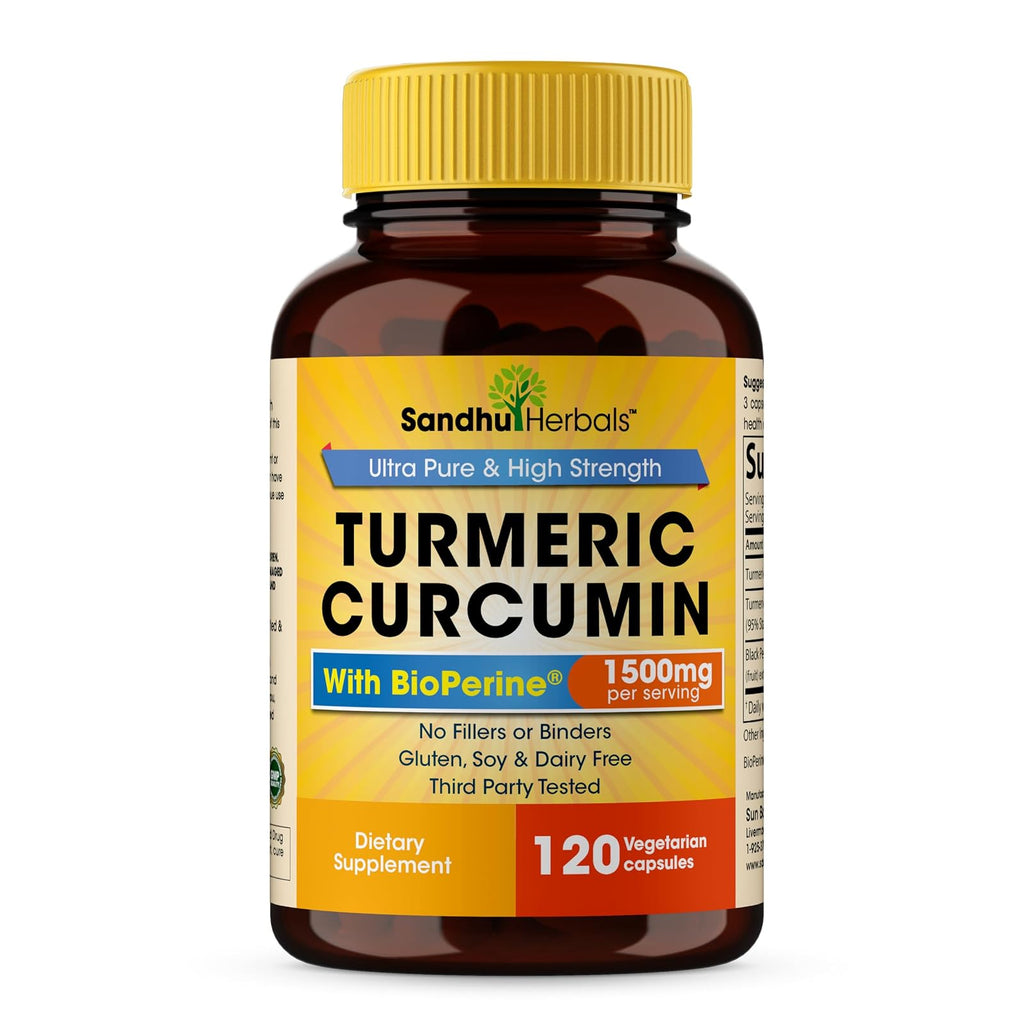 organic turmeric curcumin capsules