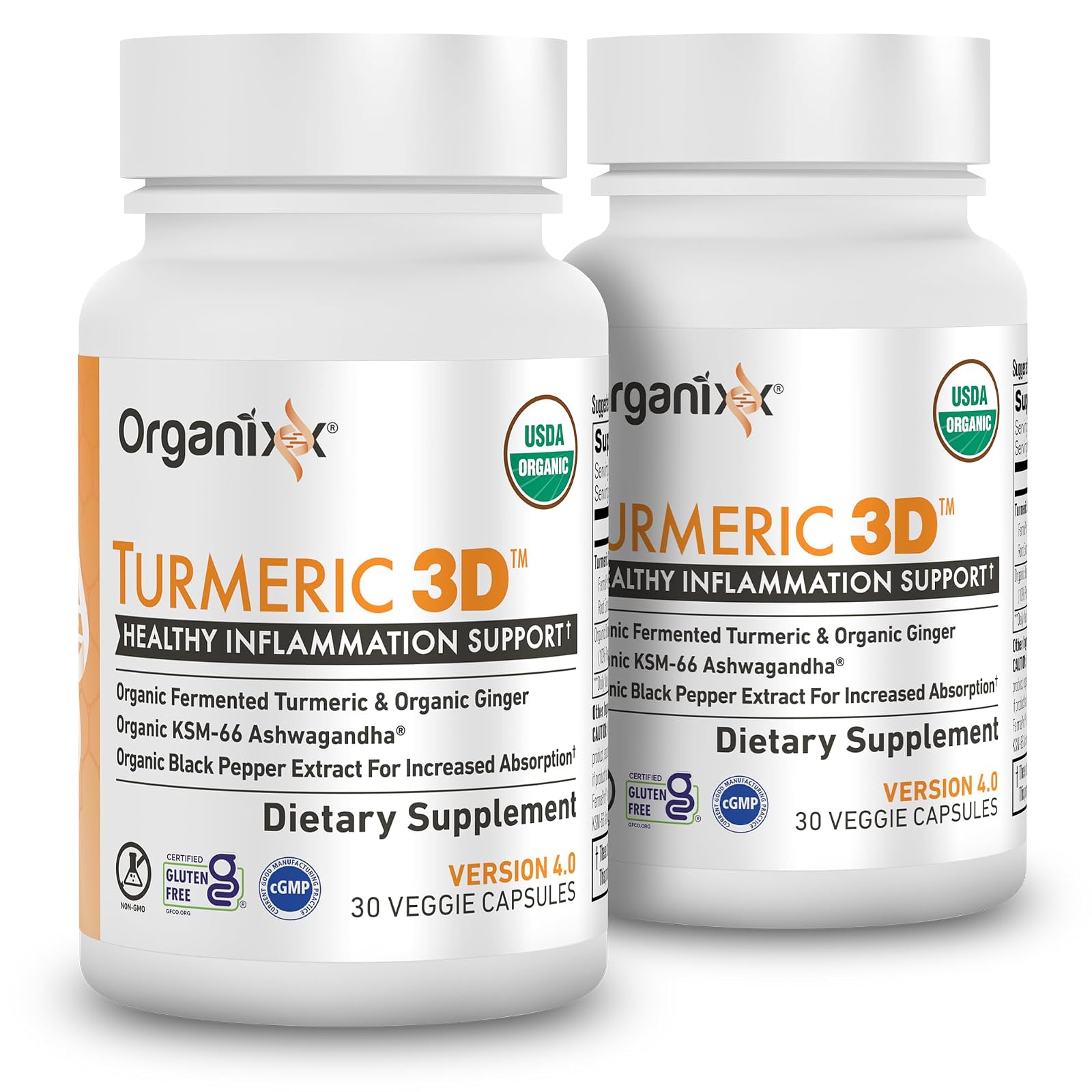 organic turmeric curcumin capsules
