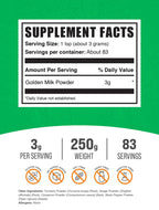 Organic turmeric curcumin drink mix