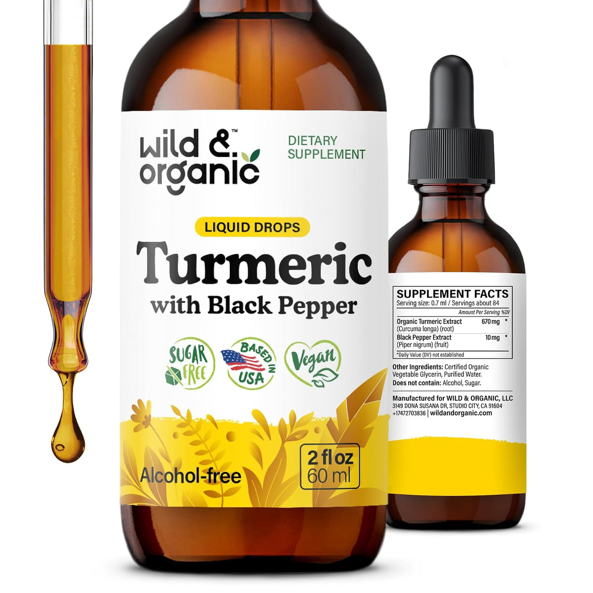 organic turmeric curcumin drops