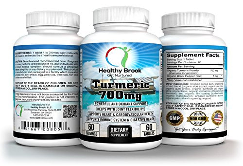 Organic turmeric curcumin for digestion