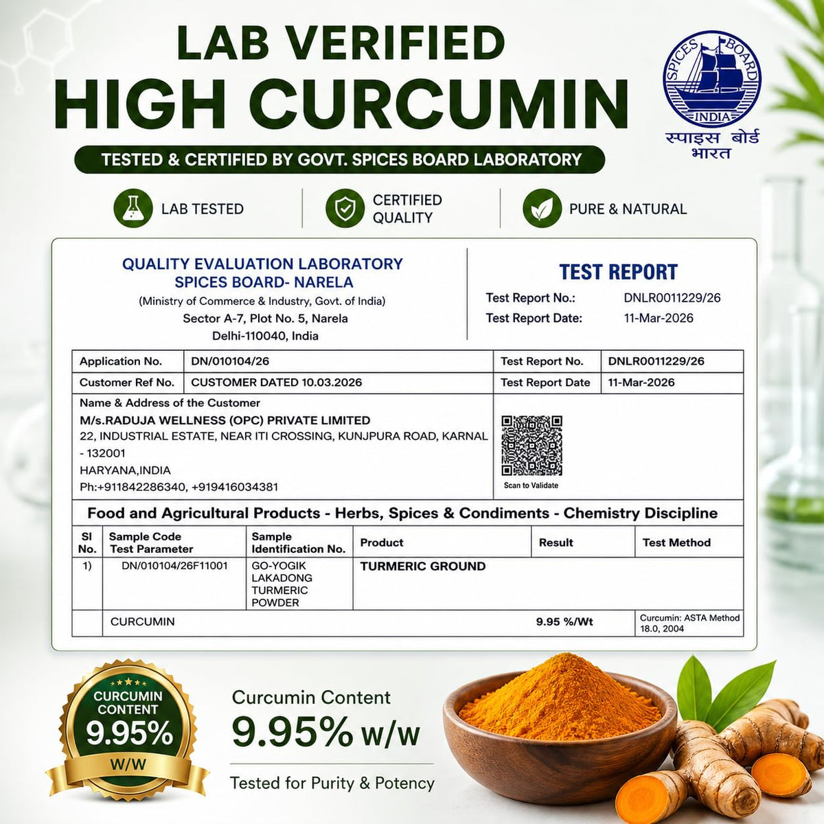 organic turmeric curcumin for health