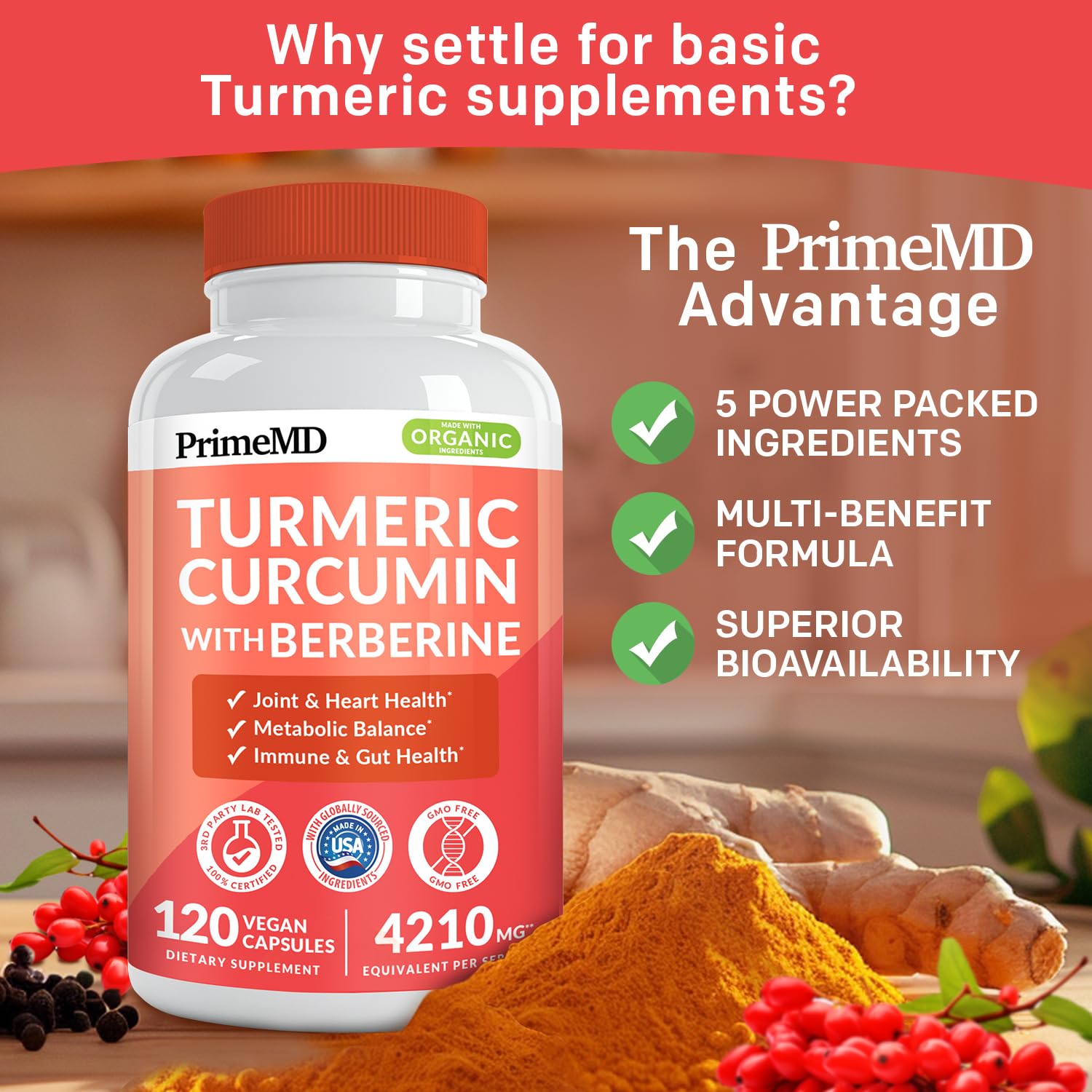 organic turmeric curcumin for vitality