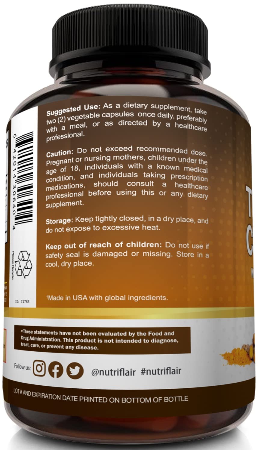 organic turmeric curcumin for vitality