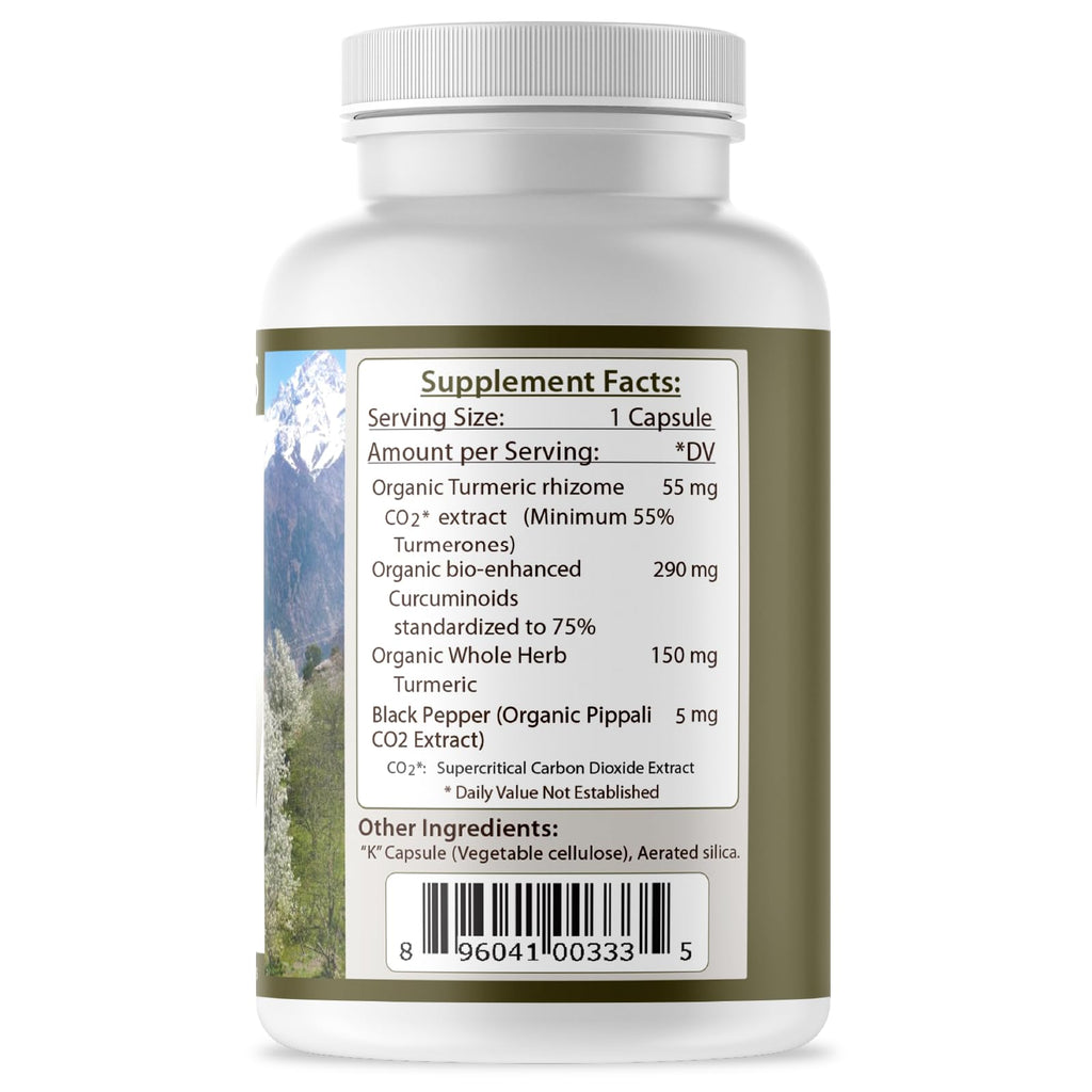 organic turmeric curcumin for wellness