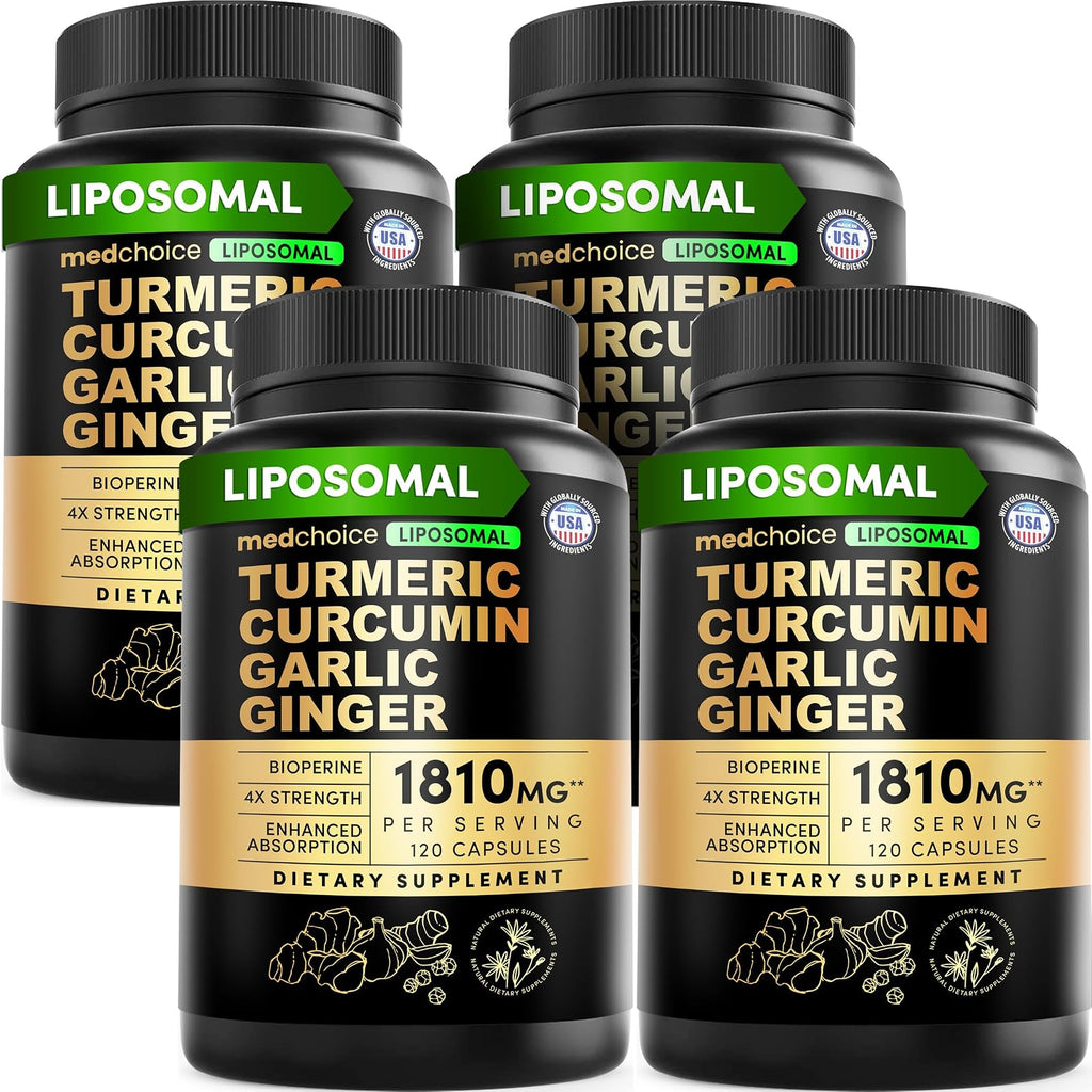 organic turmeric curcumin supplement pack