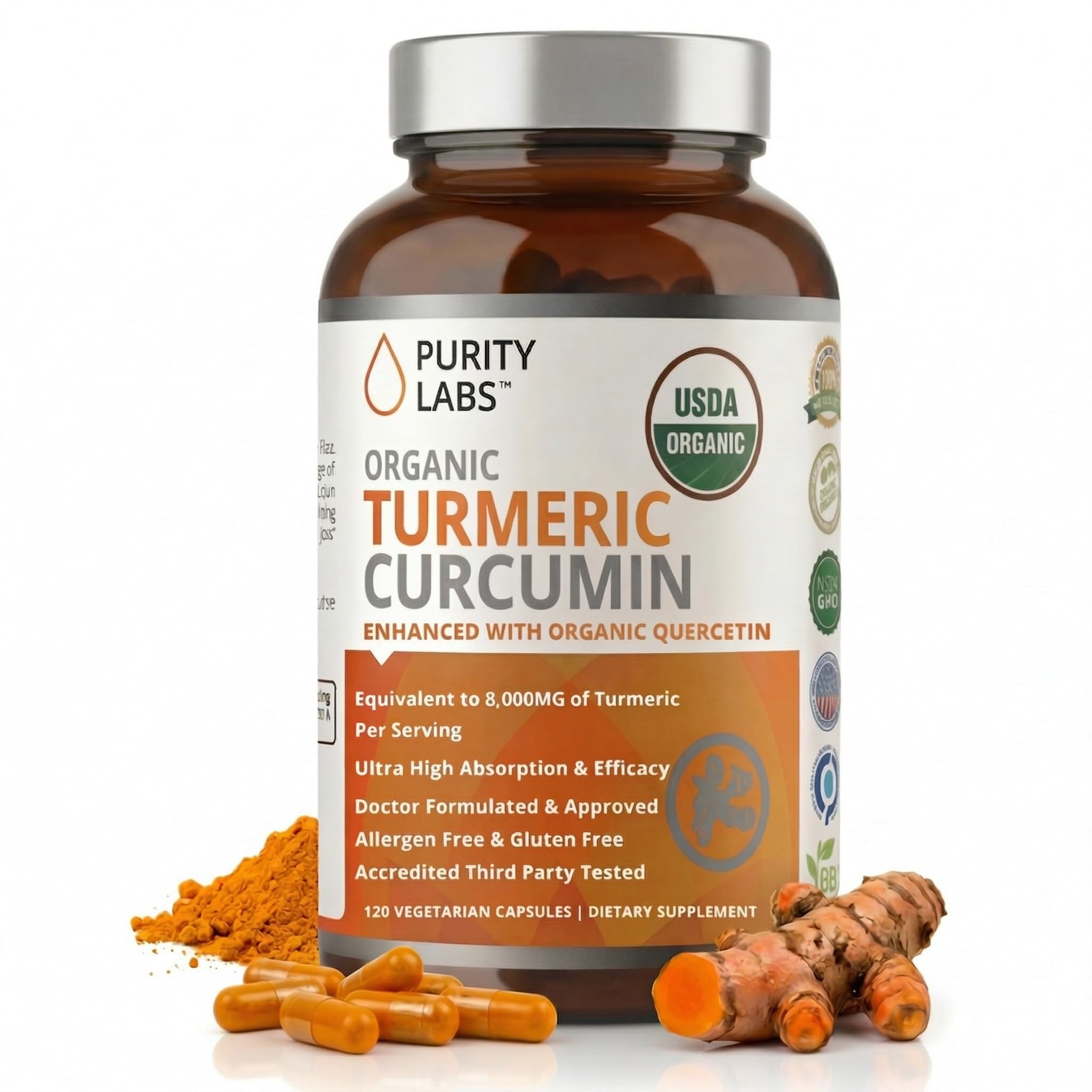 organic turmeric curcumin supplement