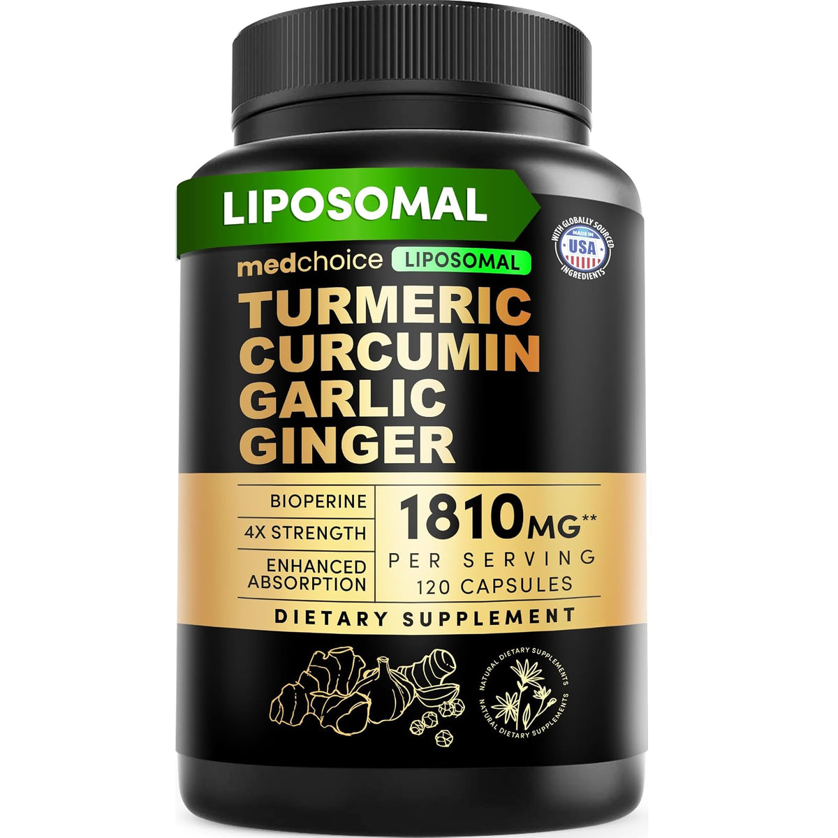 organic turmeric curcumin supplement