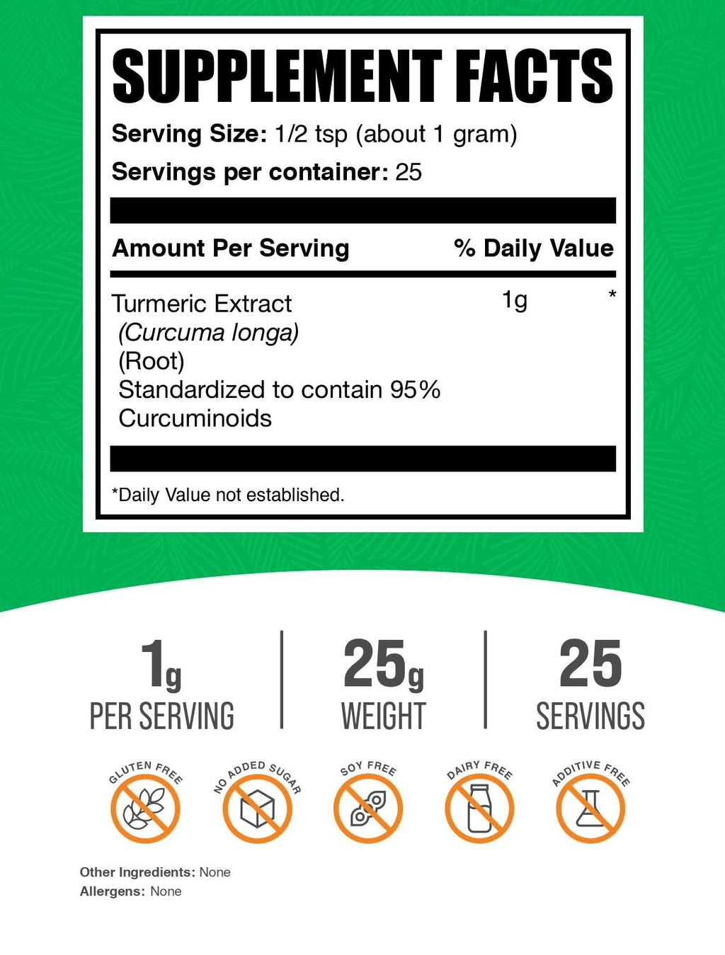 organic turmeric curcumin supplement