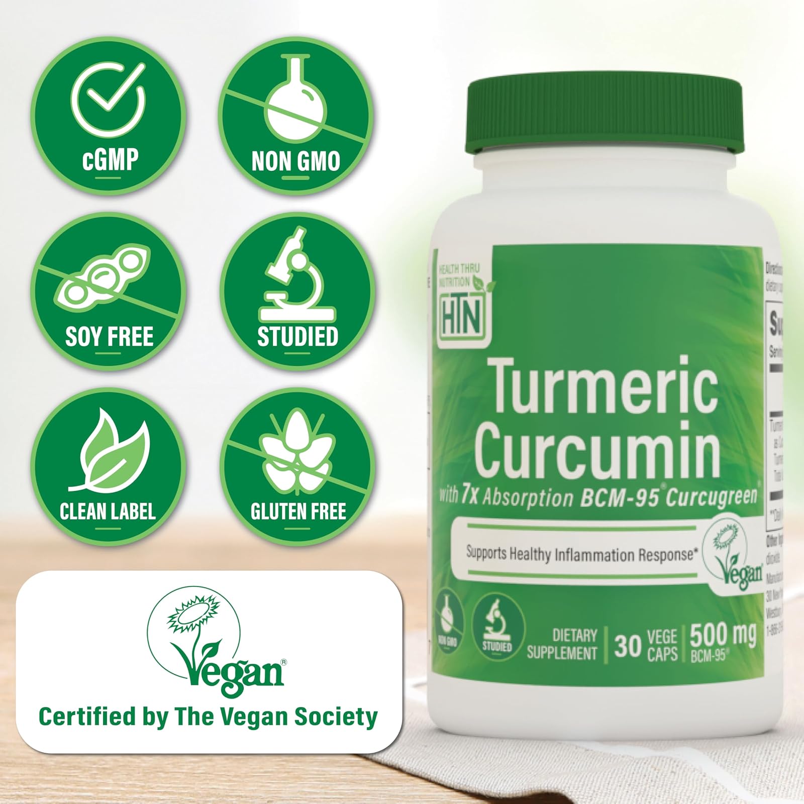 organic turmeric curcumin supplement