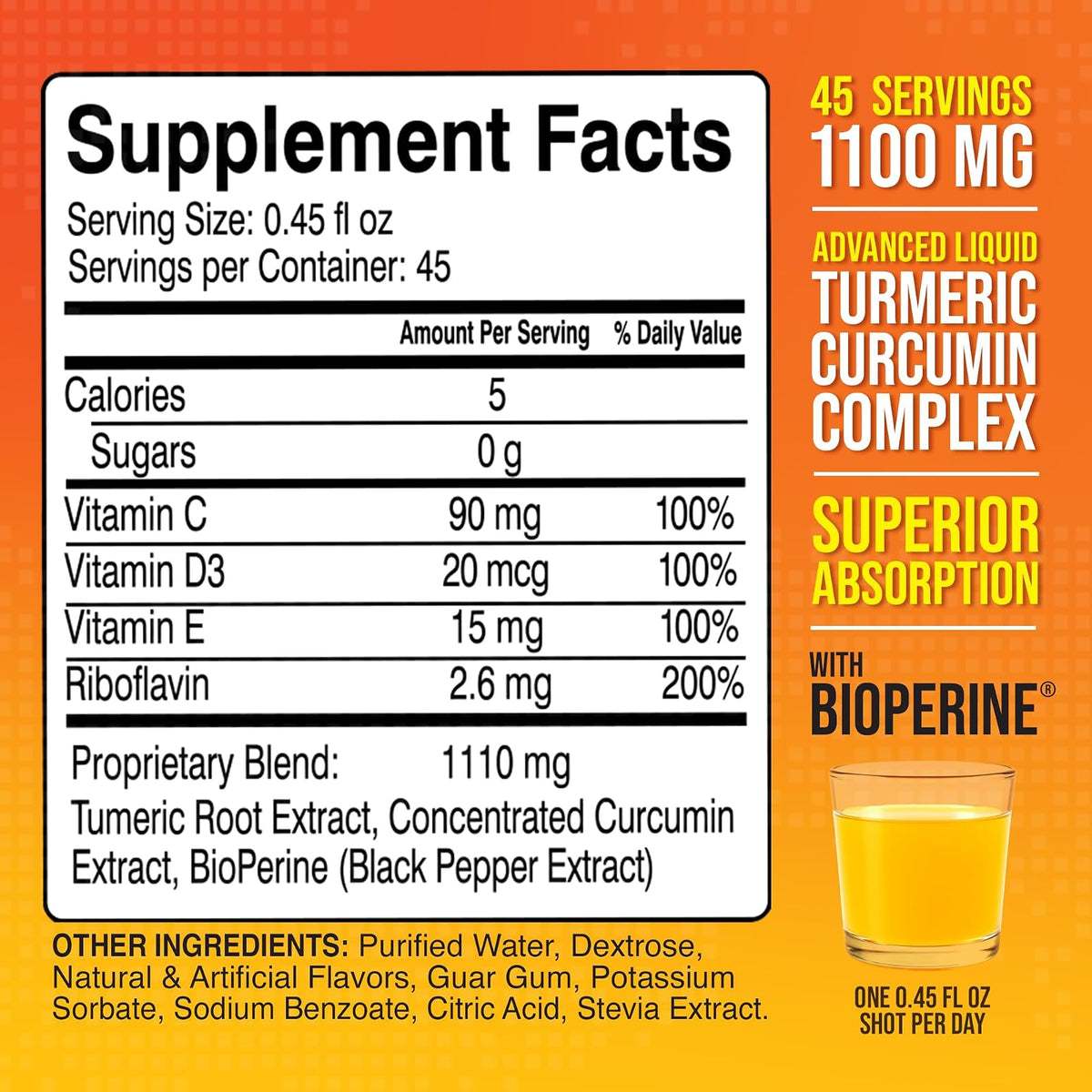 organic turmeric curcumin supplement