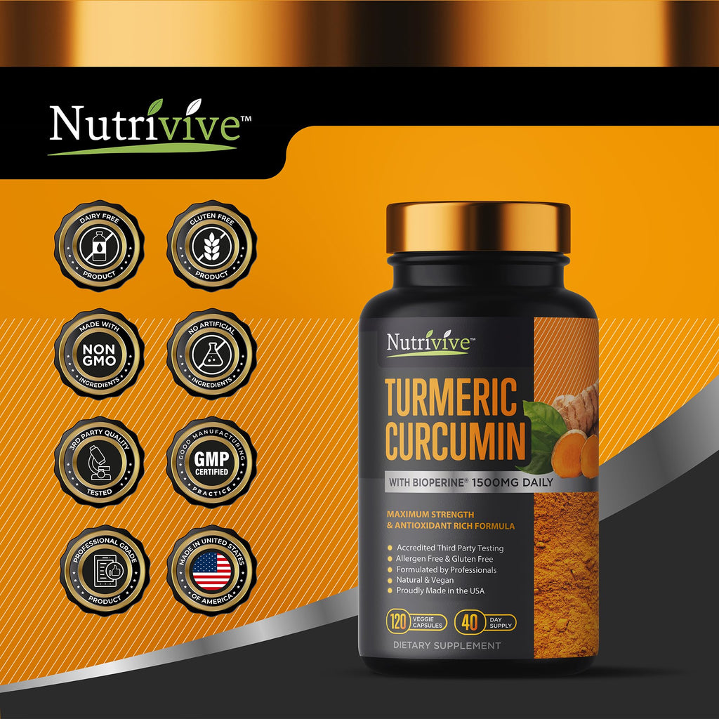 organic turmeric curcumin with BioPerine