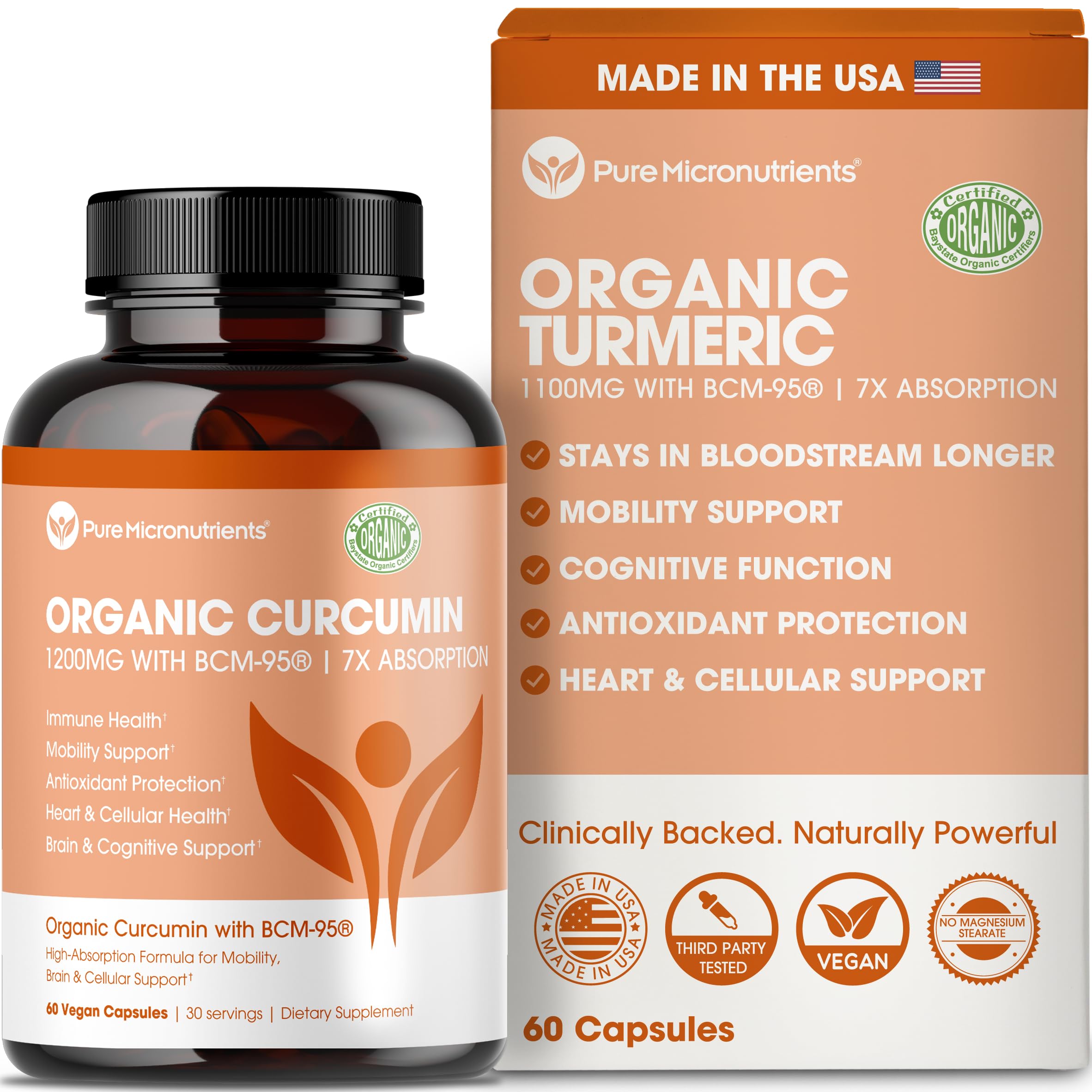 organic turmeric curcumin with black pepper