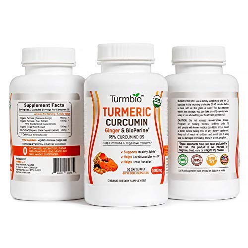 organic turmeric curcumin with ginger