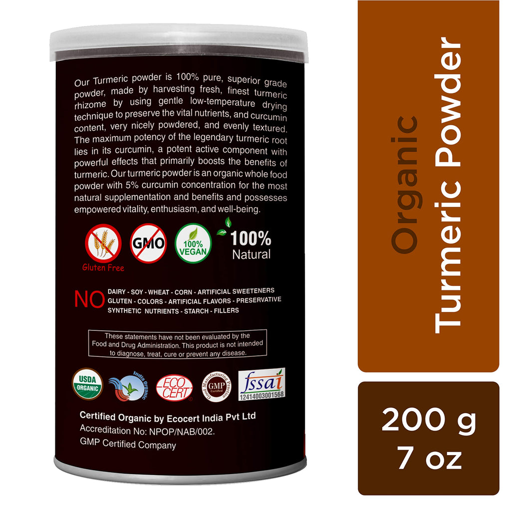 Organic turmeric for daily nutrition