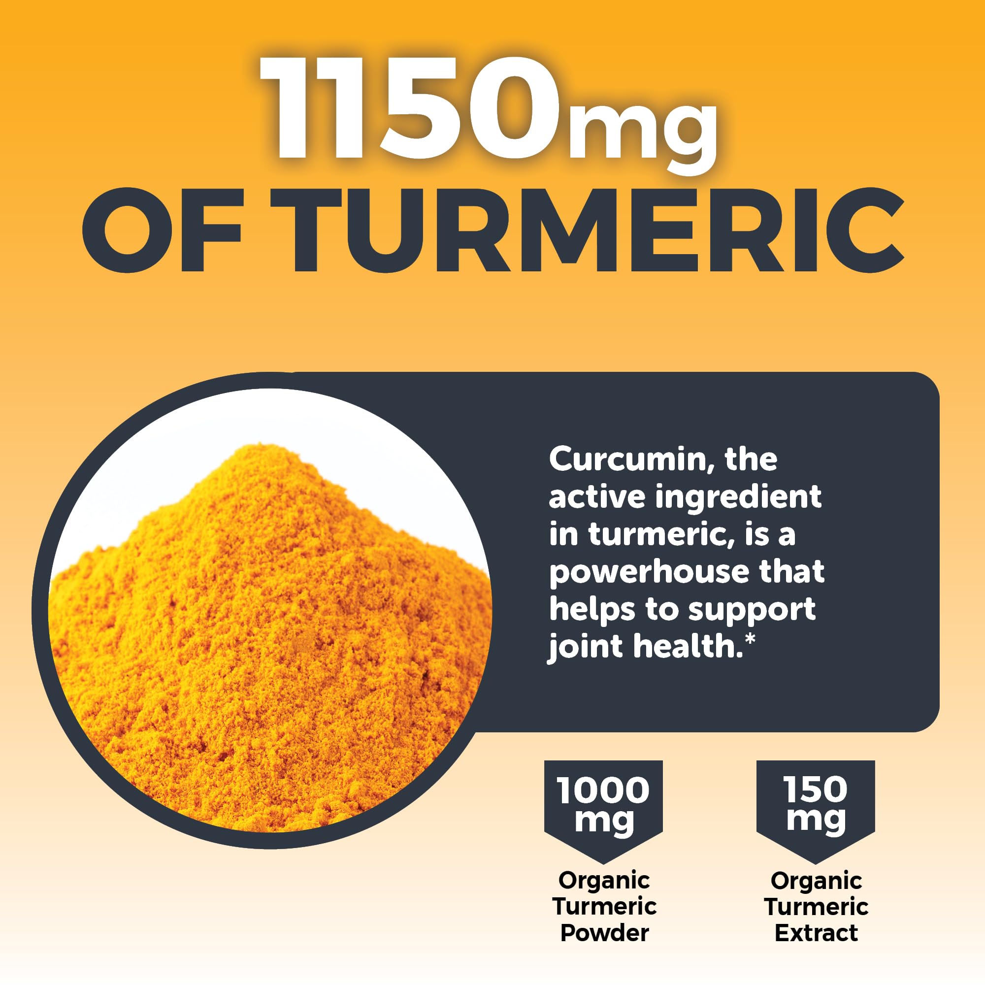 Organic turmeric for healthy skin