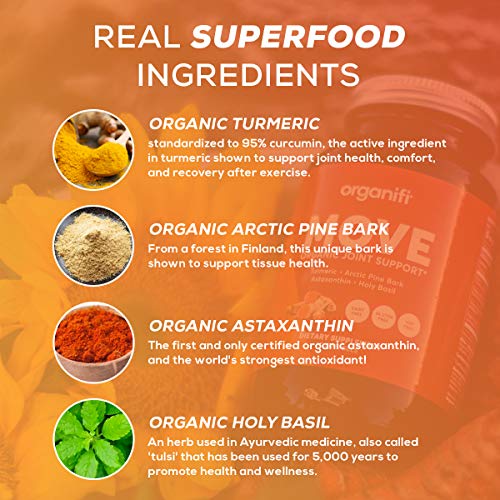 Organic turmeric for inflammation relief