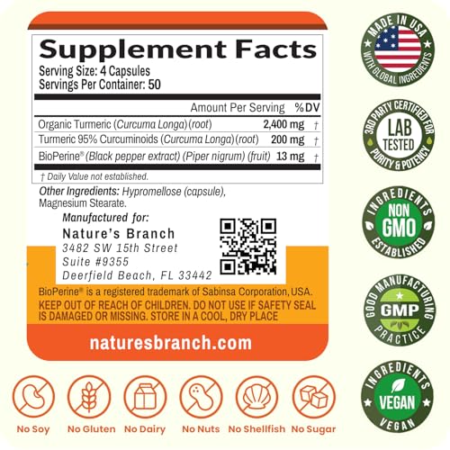 organic turmeric for overall wellness