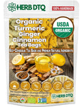 organic turmeric ginger cinnamon tea bags