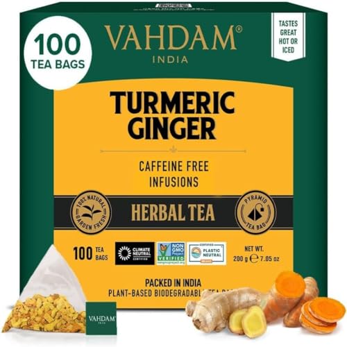 organic turmeric ginger herbal tea