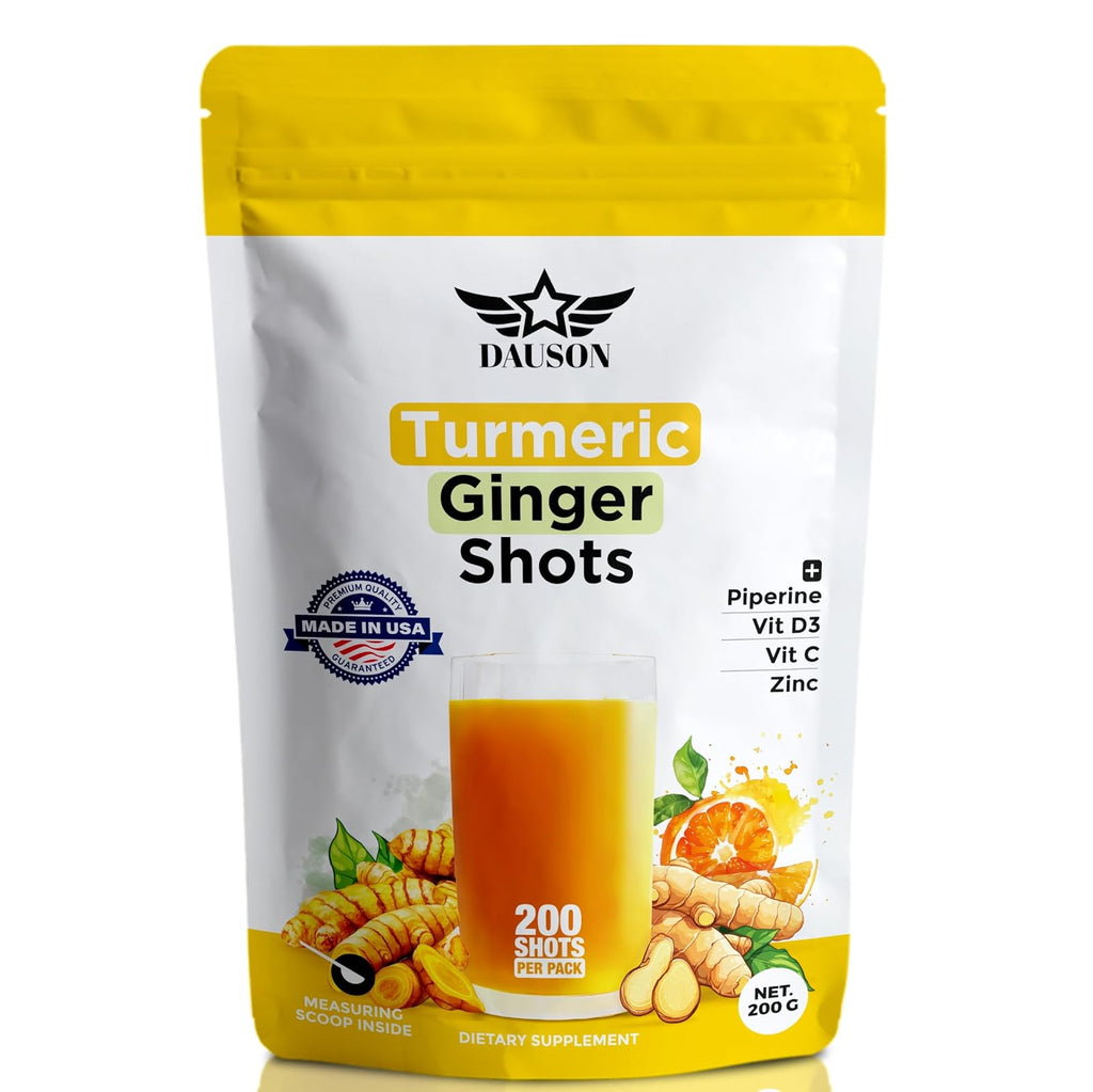 organic turmeric ginger shots