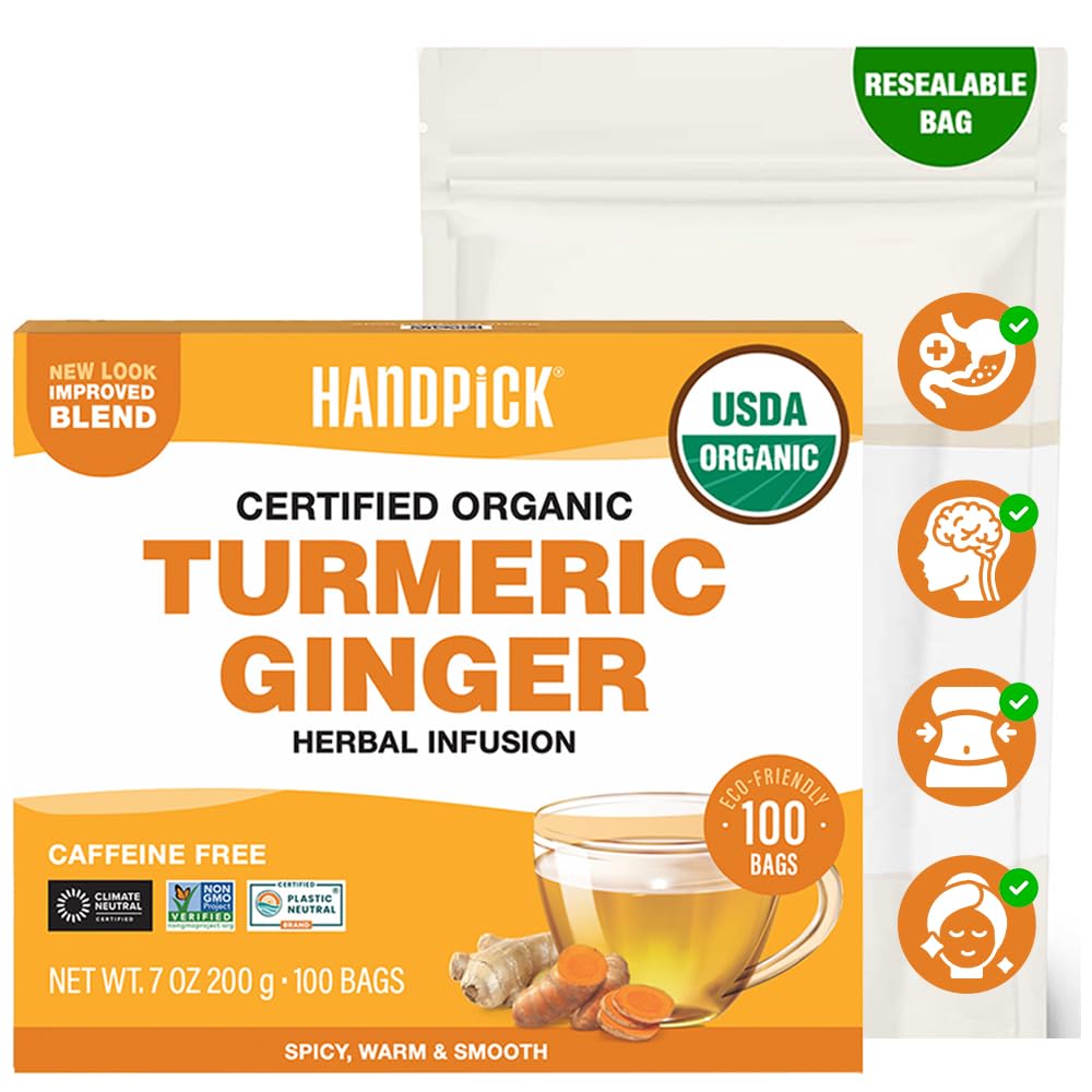 organic turmeric ginger tea bags