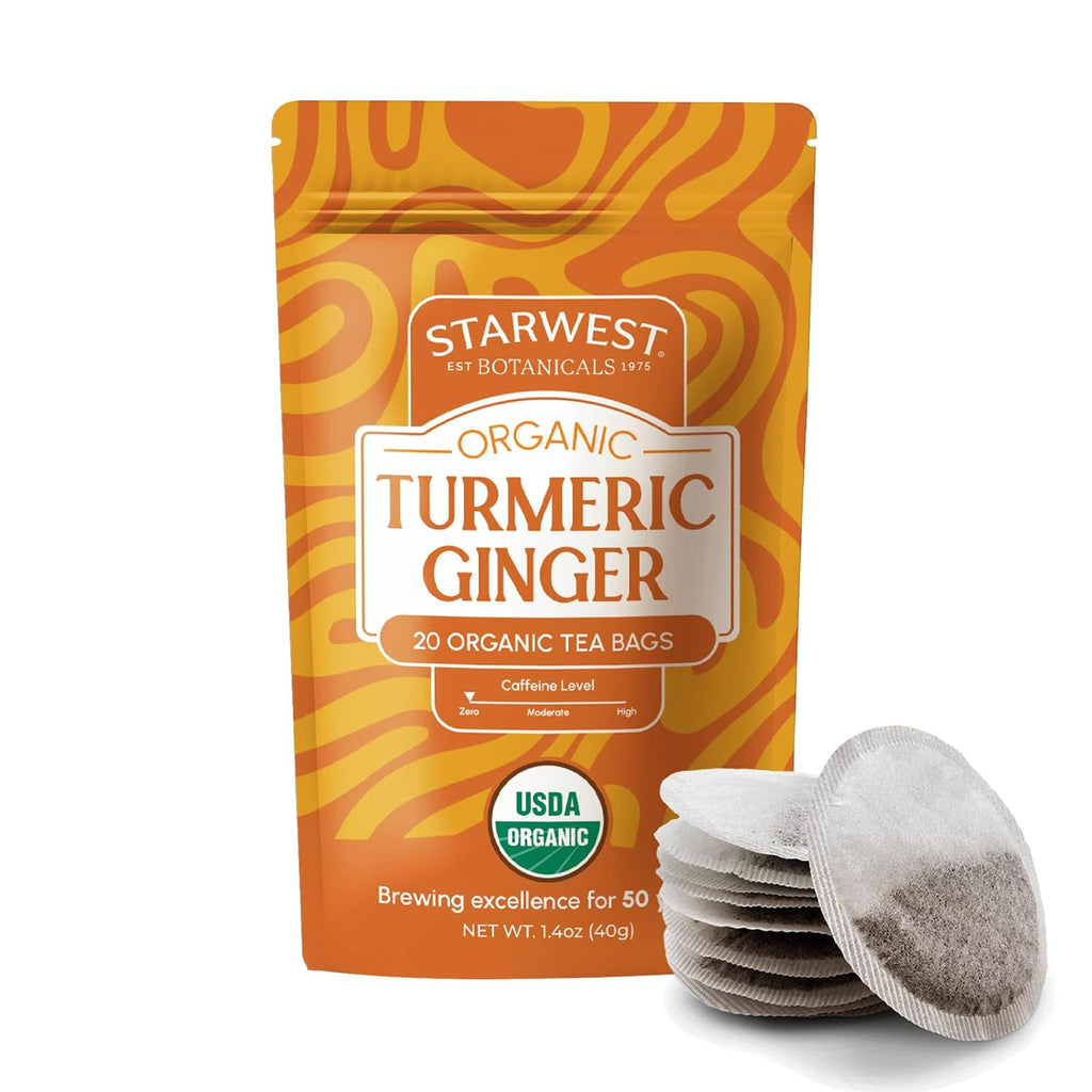organic turmeric ginger tea bags